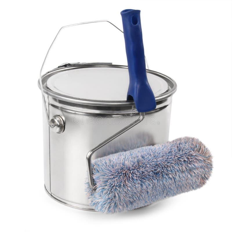Metal painting Pail stock photo. Image of gray, gallon - 144216092
