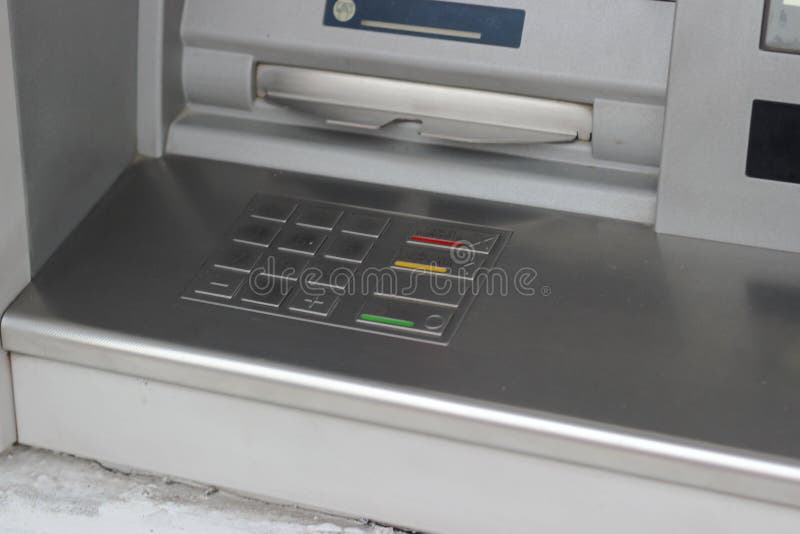ATM PIN code entry stock photo. Image of machine, automated - 2740536