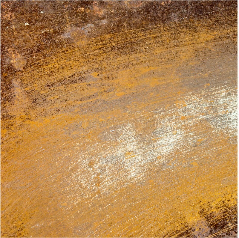 Metal Panel Covered in Rust Stock Image - Image of corroded, border ...