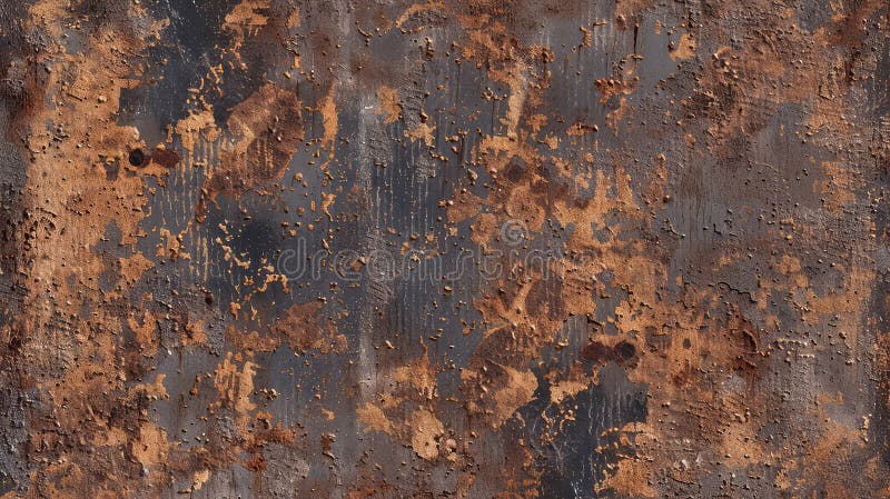 Metal Panel Displays Worn, Corroded Appearance with Visible Rust Stock ...