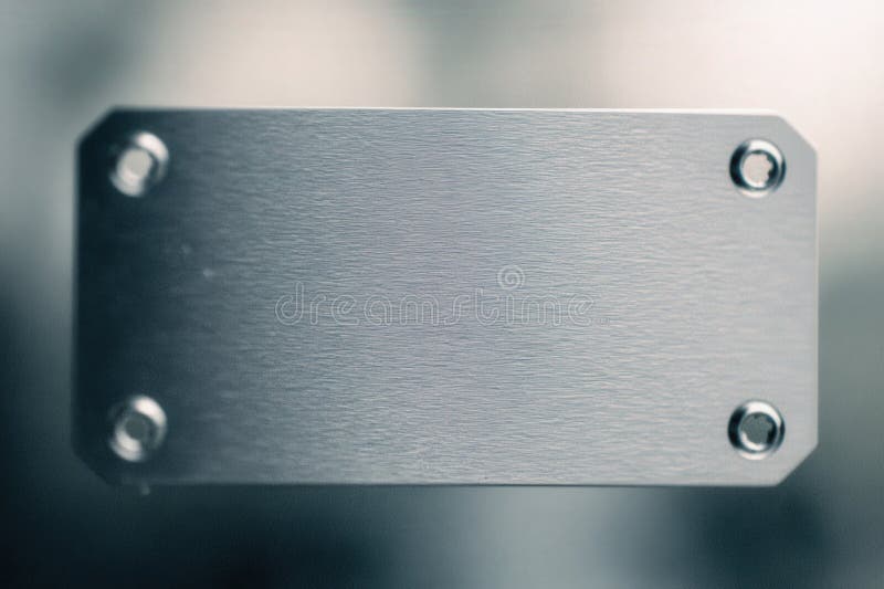 Metal Panel ID Tag with Screws Designed for Industrial Applications in ...