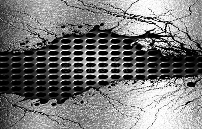 Metal panel stock illustration. Illustration of scratches - 35497439
