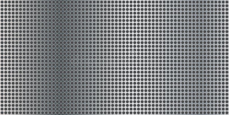 Metal Panel with Small Holes Stock Vector - Illustration of circle ...