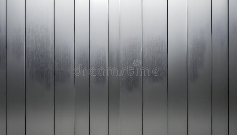 Metal Panel Wall Background with Brushed Surface and Modern Industrial ...
