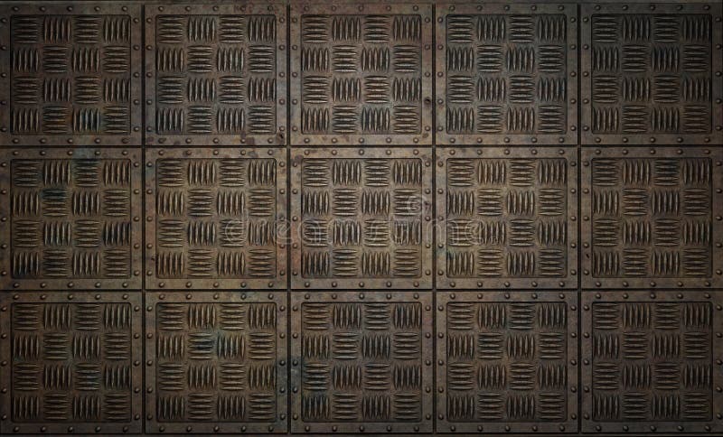 Metal panels stock illustration. Illustration of heavy - 16774844