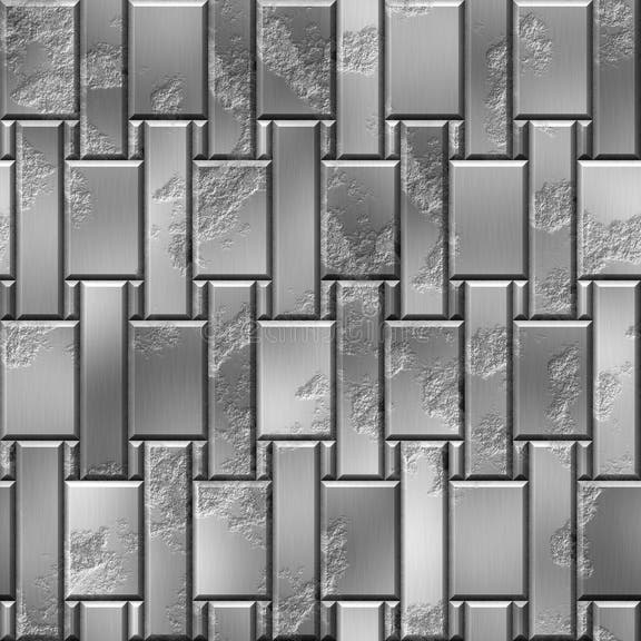 Metal Panels Seamless Pattern Texture Background with Scratchy ...