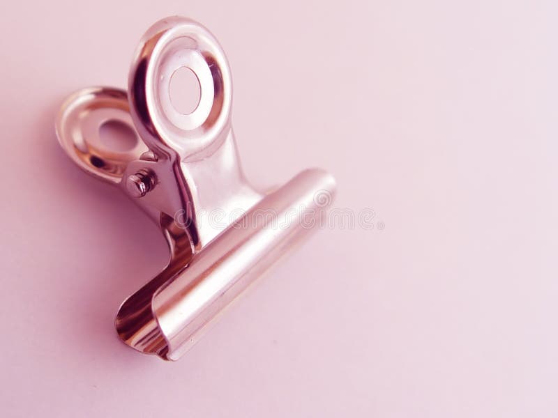 Metal Paper Clip stock image. Image of clips, executive - 90681