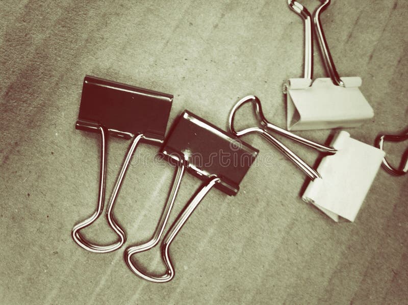 Metal paper clips stock photo. Image of paper, metal - 45275042