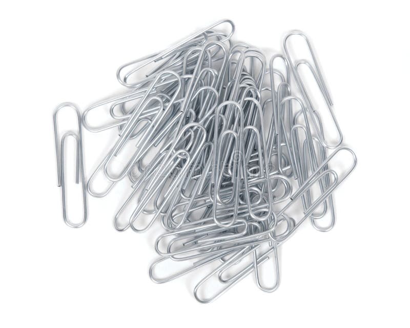 Metal paper clips stock image. Image of colorful, memo - 78232195