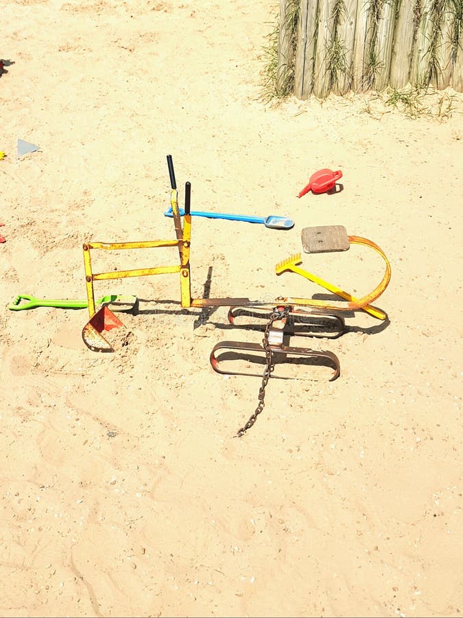 Metal park digger stock photo. Image of play, digging - 117161600