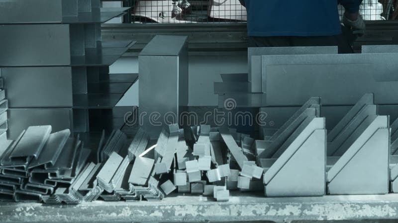 Metal Parts for Assembly of Factory Machine. Creative. a Lot of Parts ...