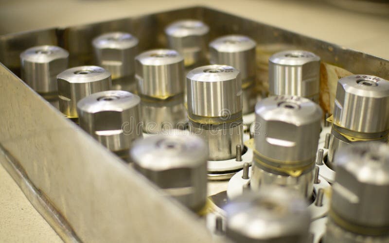 The Metal Parts of Cylindrical Shape Stock Image - Image of manufacture ...