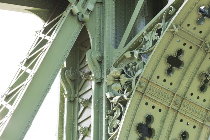 Metal Parts of the Rivet Joints and Bolts Stock Photo - Image of high ...