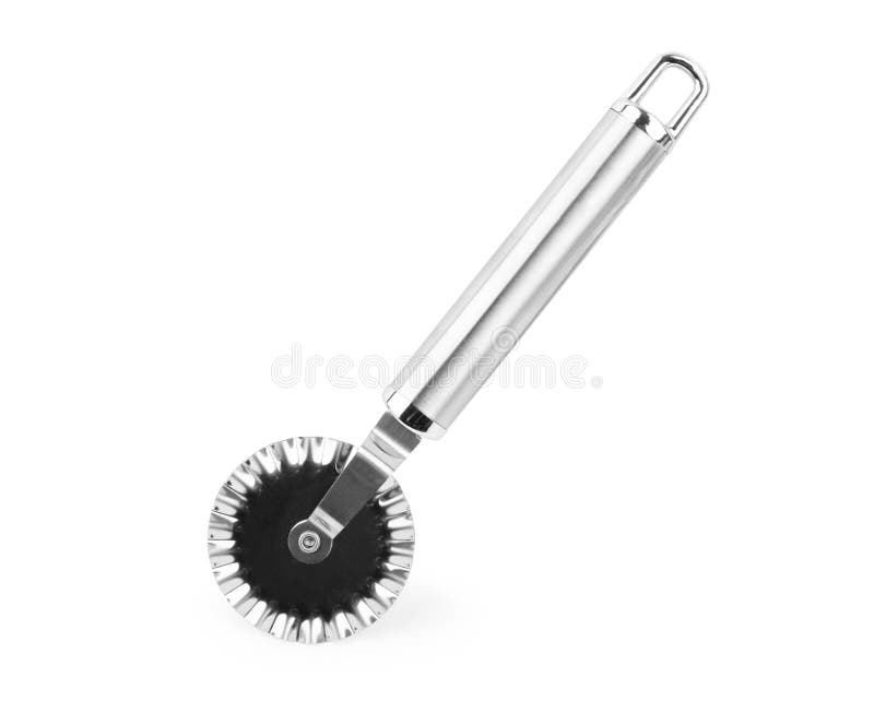 A Metal Pasta Cutter on White Background Stock Photo - Image of meal ...