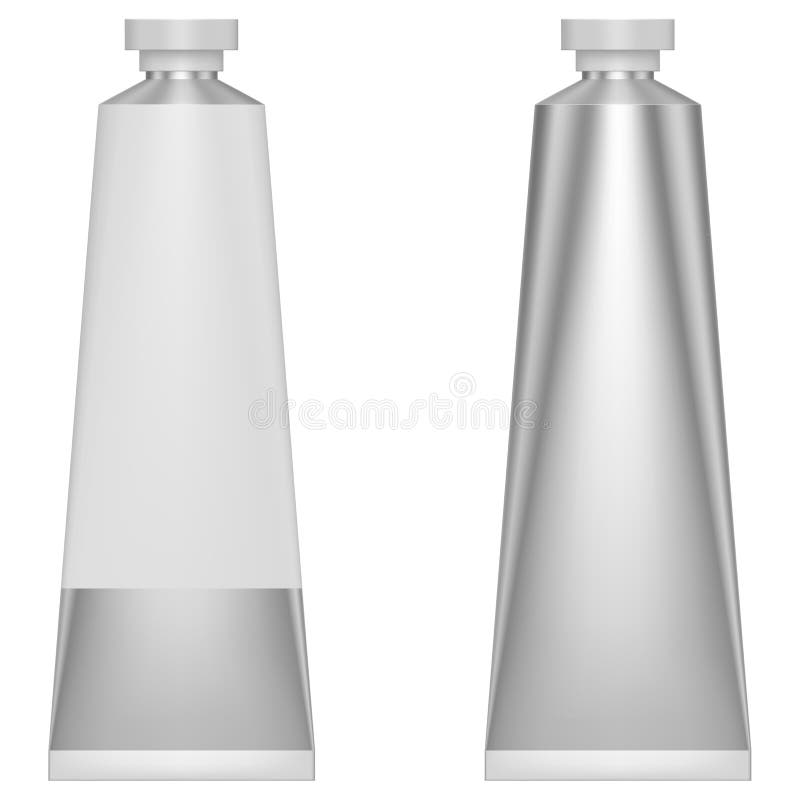 Metal paste tube stock vector. Illustration of cream - 67538574