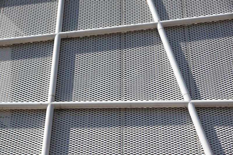 Metal Pattern Architecture Details Facade Metal Geometric Structure ...