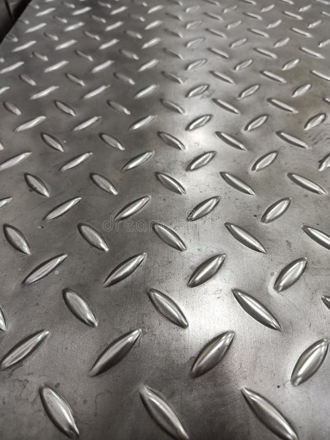 Metal Pattern Floor Oval Design Stock Photo - Image of iron, metal ...