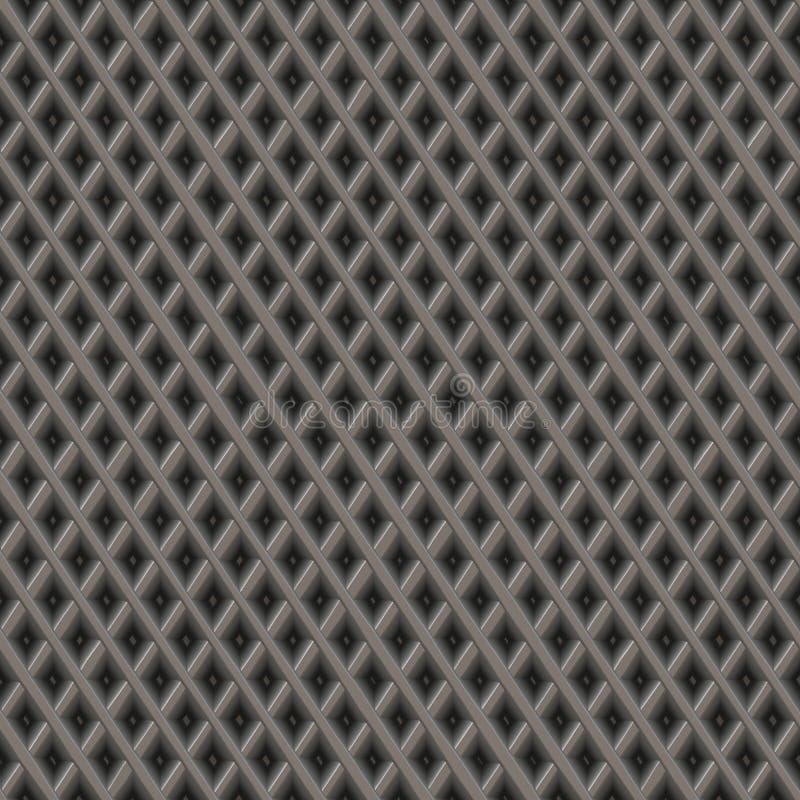 Metal Pattern Generated Seamless Texture Stock Illustration ...