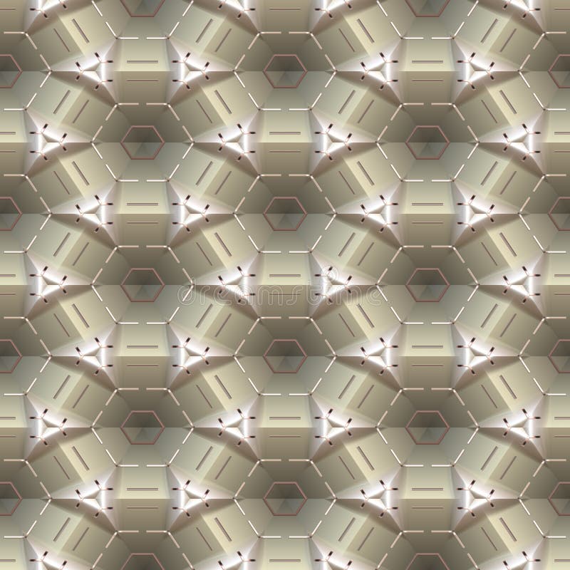 Metal Pattern Seamless Generated Texture Stock Illustration ...