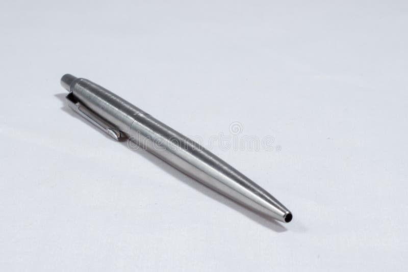 Metal Pen 03 stock image. Image of shiny, silver, note - 51680185