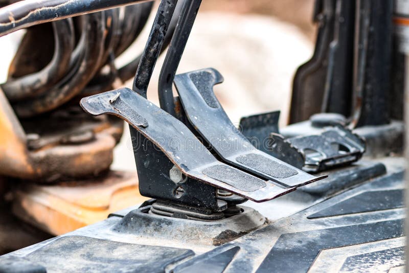 A Bunch of Metal Pieces are Shown on a Piece of Equipment Stock Photo ...