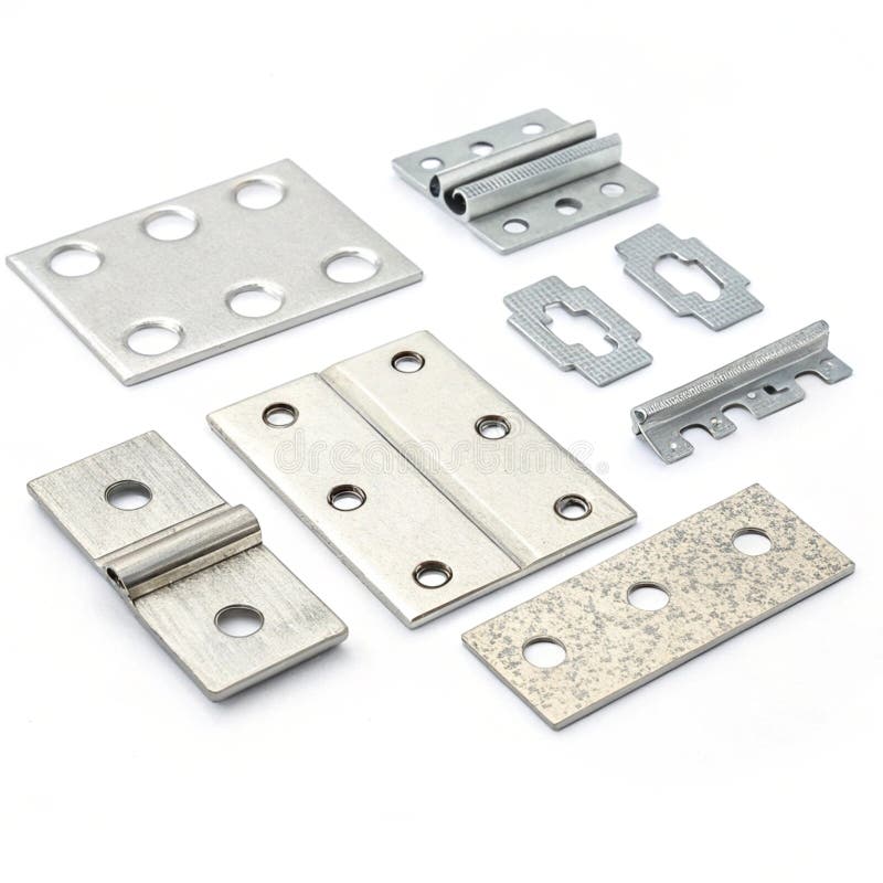 Metal Pieces on Transparent Background Stock Illustration ...