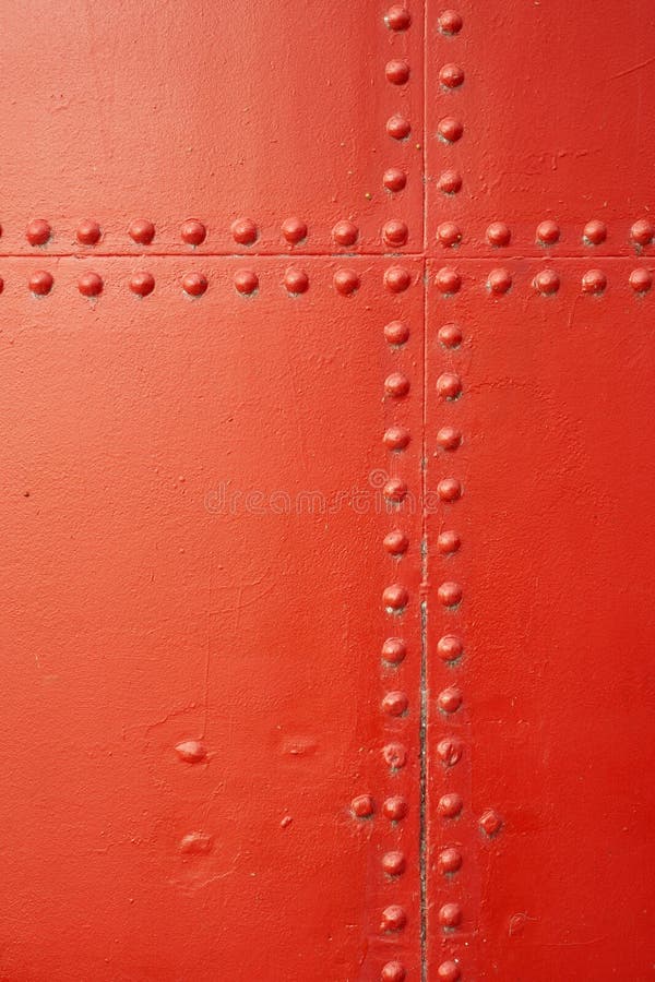 Metal pintado rojo foto de archivo. Imagen de rojo, forma - 5683338