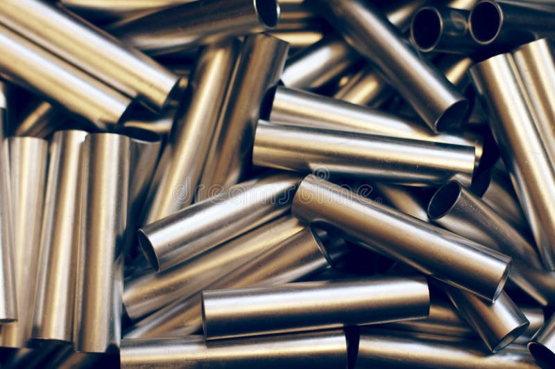 Metal pipe stack stock image. Image of ferrous, iron - 14242909