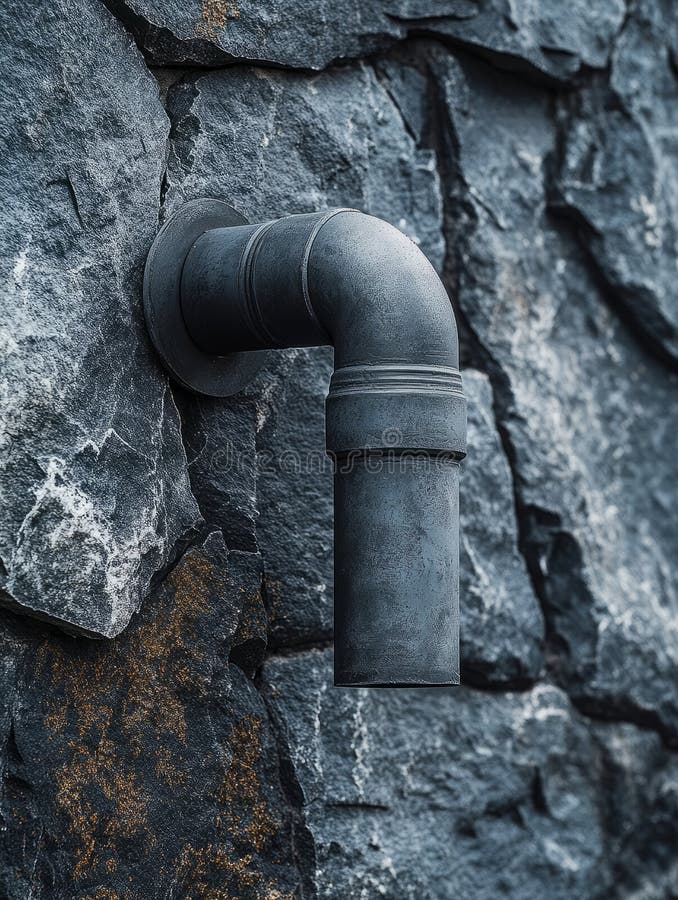 Metal Pipe Fixed Stone Wall Stock Photos - Free & Royalty-Free Stock ...