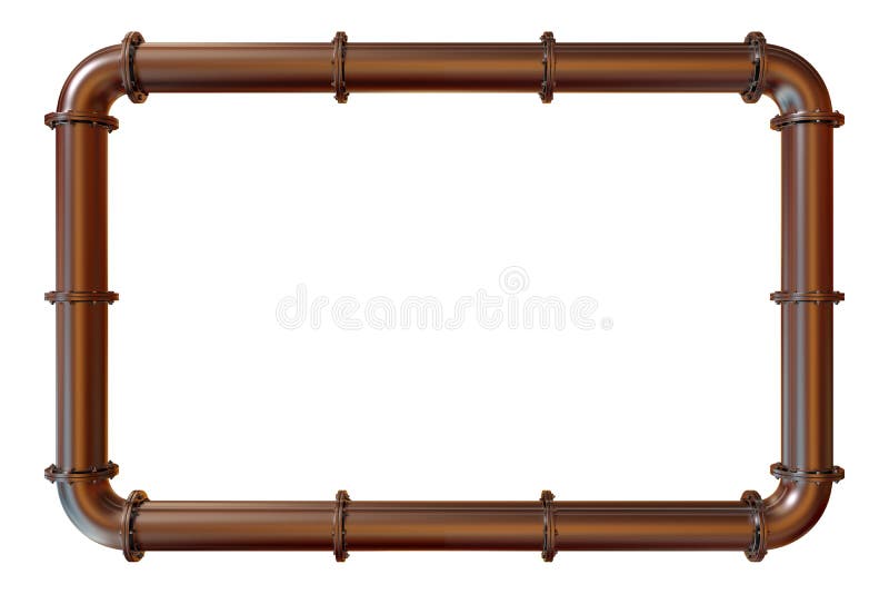 Pipeline frame stock illustration. Illustration of connection - 109661171