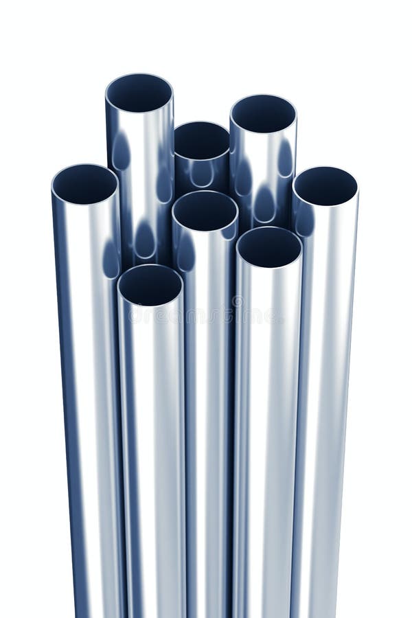 Metallic Test Tubes (Hi-Res) Stock Illustration - Illustration of gold ...