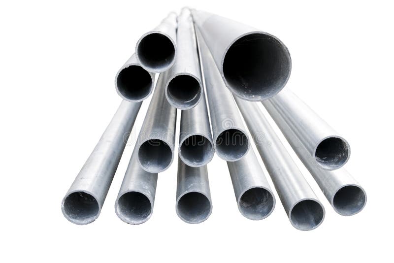 Steel Pipes Industrial stock image. Image of iron, sewage - 10528647