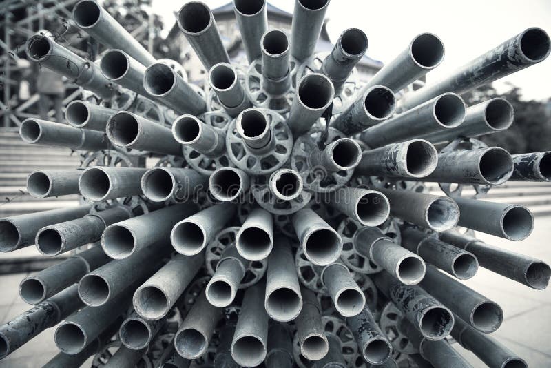Metal Pipes stock image. Image of industry, construction - 106706871