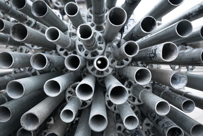 Metal Pipes stock photo. Image of industry, production - 106707012