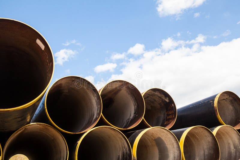 Metal pipes stock image. Image of pipework, conduit - 184566853