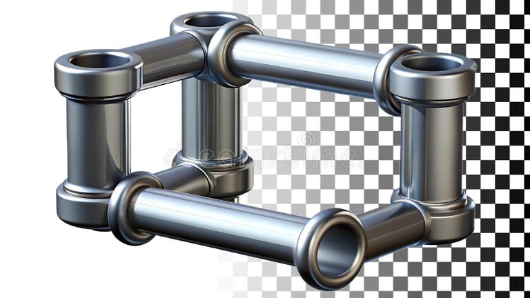 Metal Pipes Structure, Industrial Component, Construction Material ...