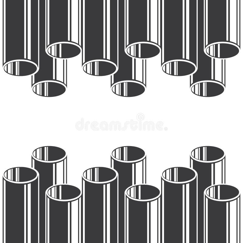 Metal Pipes Vector Illustration Design Web Element Stock Vector ...