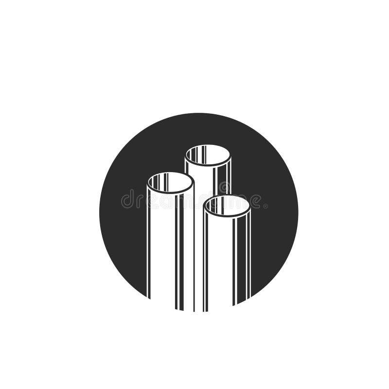 Metal Pipes Vector Illustration Design Web Element Stock Vector ...