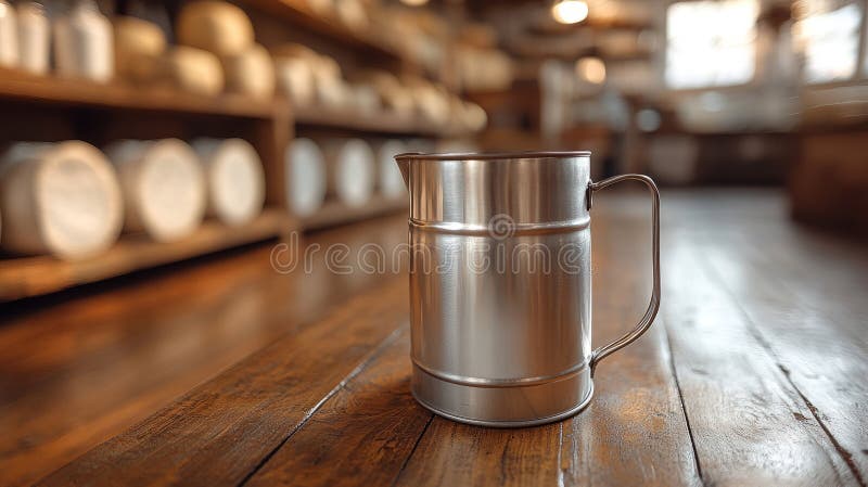 Metal Pitcher Wooden Floor Rustic Interior Stock Photos - Free ...
