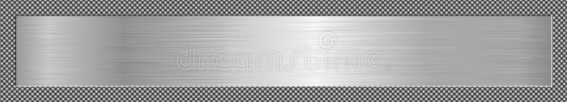 Long plaque stock vector. Illustration of modern, rivets - 231237756