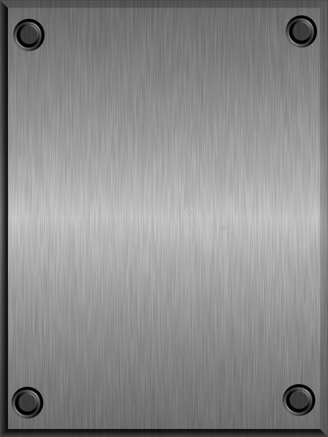 Metal plate stock illustration. Illustration of design - 10958832