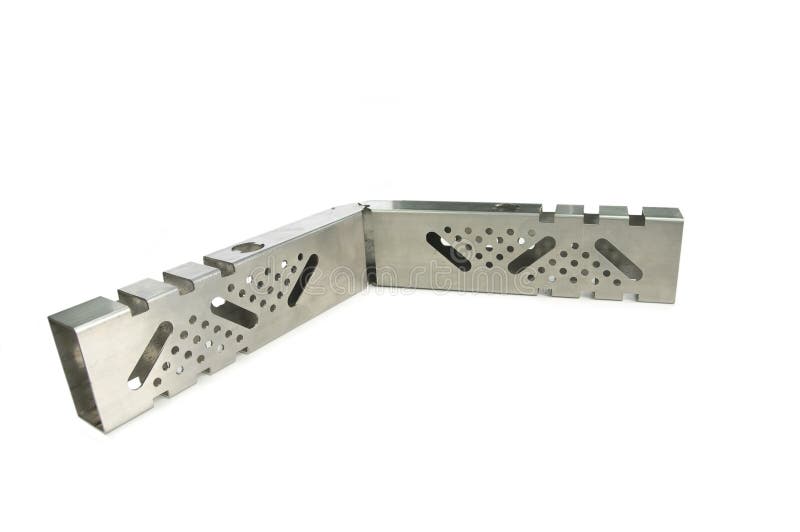 Stacked Machined Metal Blocks Stock Image - Image of machined, shine ...