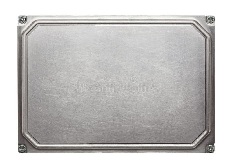 Metal plate stock image. Image of design, industrial - 56482825