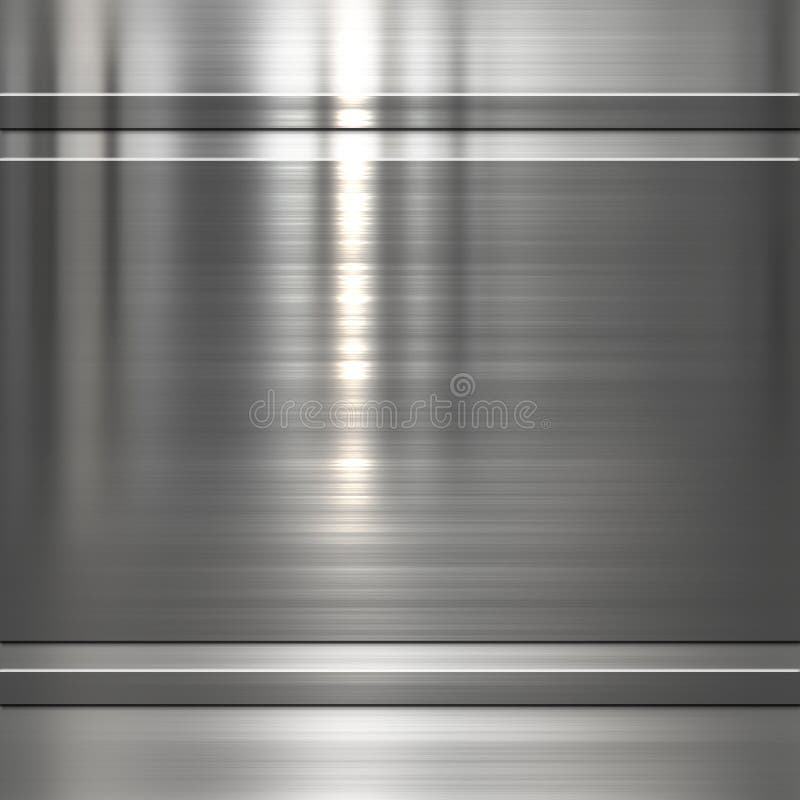 Stainless Steel Metal Plate Background Stock Image - Image of element ...