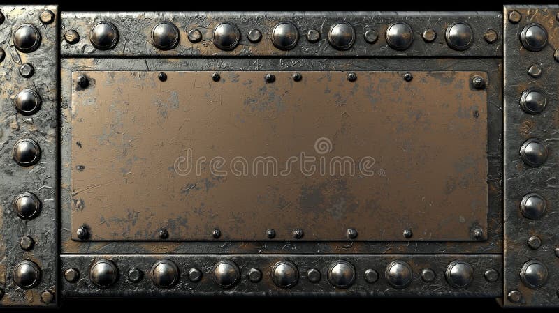 This Metal Plate, Designed for Futuristic Technology Concepts, Captures ...