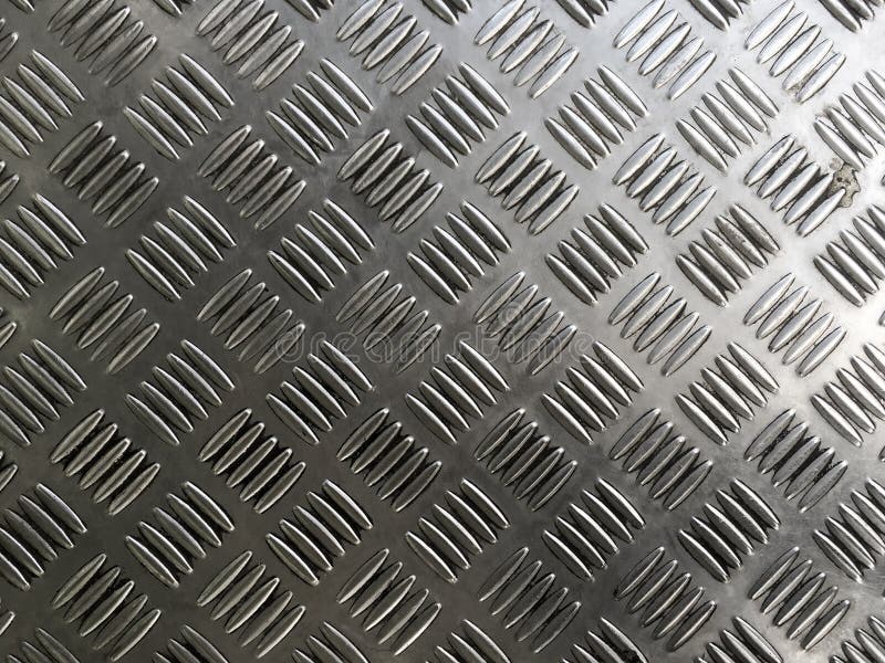 Metal Plate Floor Tiles Anti Slip Texture. Stock Photo - Image of ...