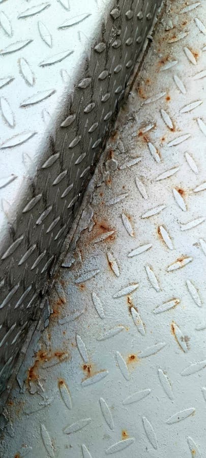 Metal Plate with a Pattern of Diamonds Stock Photo - Image of ...