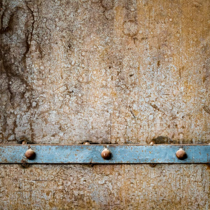 Metal plate riveted stock image. Image of panel, iron - 86389881