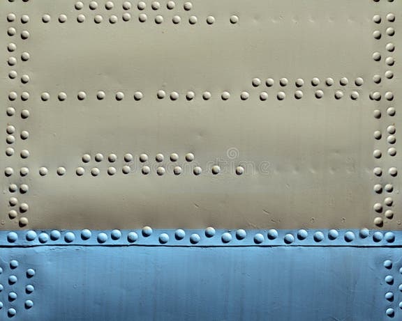 Metal plate with rivets stock photo. Image of rivet, material - 20690376