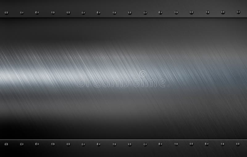 Metal Plate with Rivets 3d Illustration Background Stock Photo - Image ...